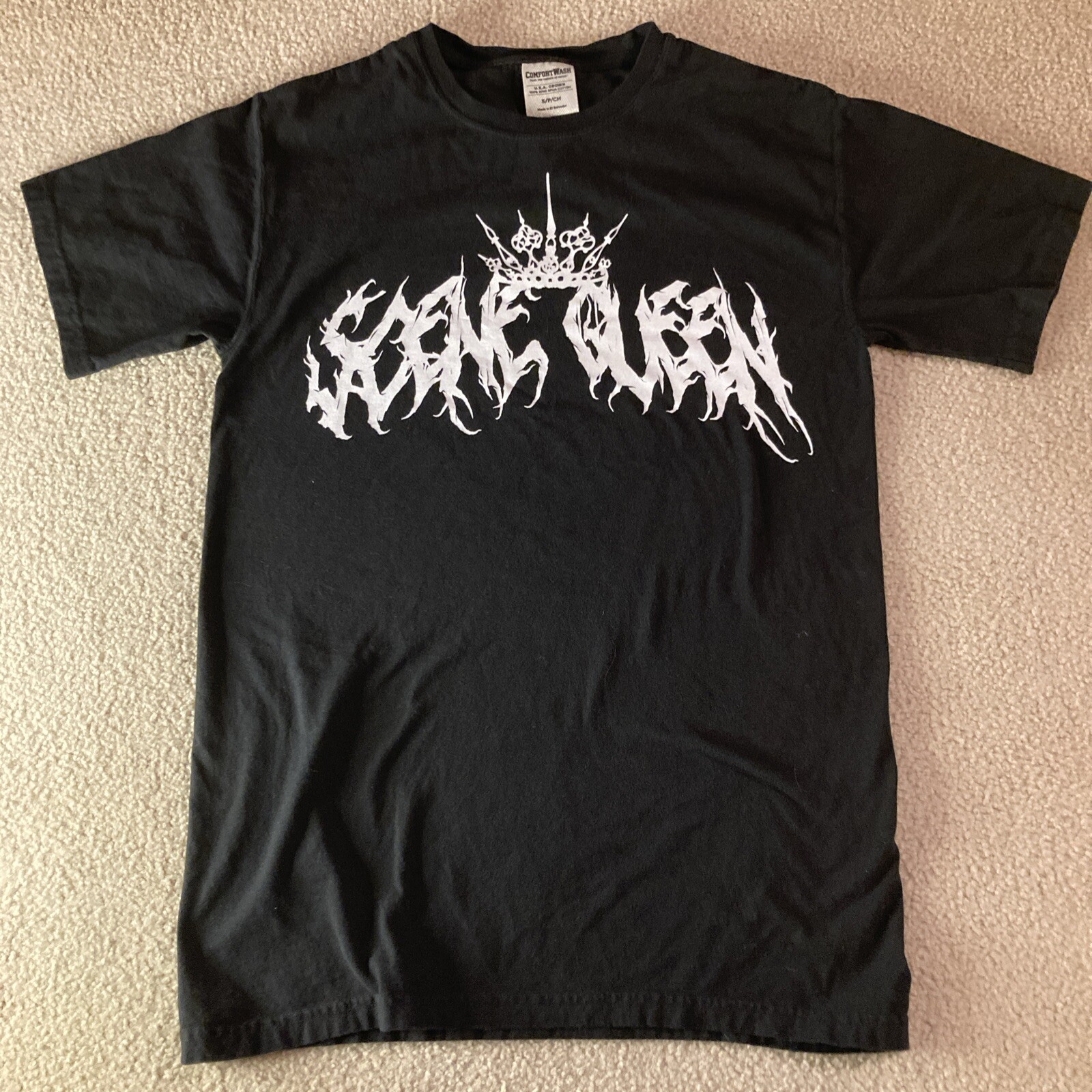Scene Queen Band Black Small T Shirt Bimbocore Metal Pre Owned | eBay