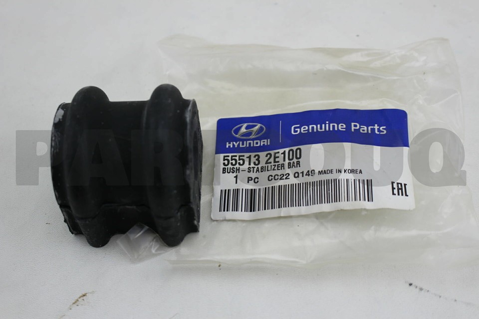 555132E100 Genuine Hyundai / KIA BUSH-STABILIZER BAR | eBay