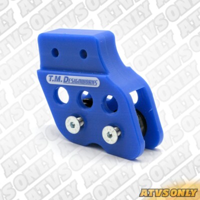Banshee 350 Rear Chain Guide Back Sprocket Twin Roller Blue For Yamaha ...