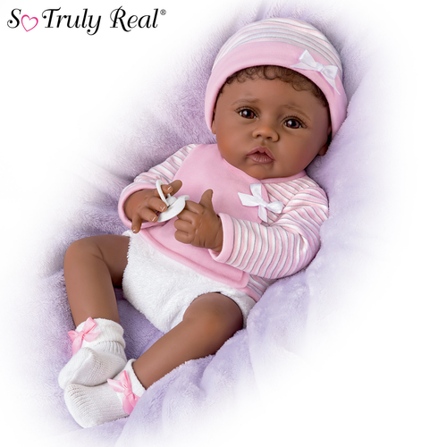Ashton Drake Blessing From The Start Lifelike Baby Doll With Magnetic ...