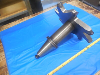 12" DIA INDEXABLE INSERT SIDE MILL CUTTER WITH CAT50 BORING RING TOOL ...