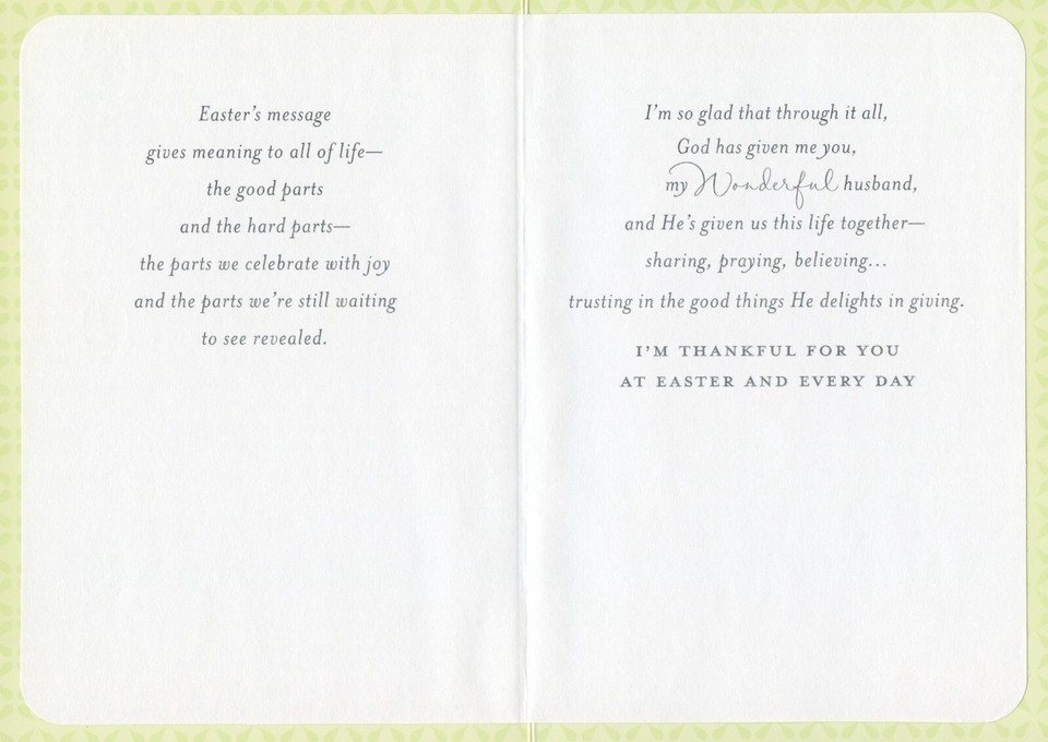 Religious EASTER Card FOR HUSBAND, Ephesians Lily Flower by DaySpring ...