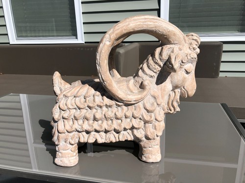 Aries Ram Statue MCM Austin Productions 1961 Rare Art Sculpture Vintage ...