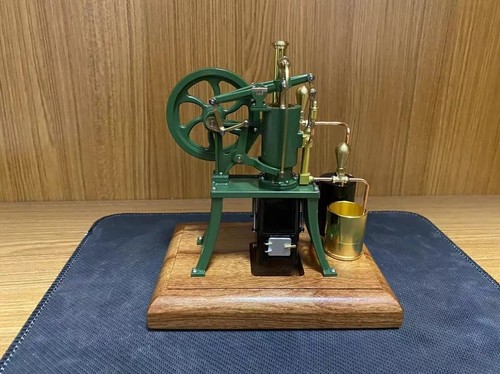 Mini Stirling Engine Green Brass Rider Ericsson Hot Air Pumping Engine ...