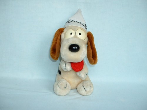 GARFIELD Vintage 1983 DUNCE HAT ODIE THE DOG 7" Cuddly Soft Plush Toy ...