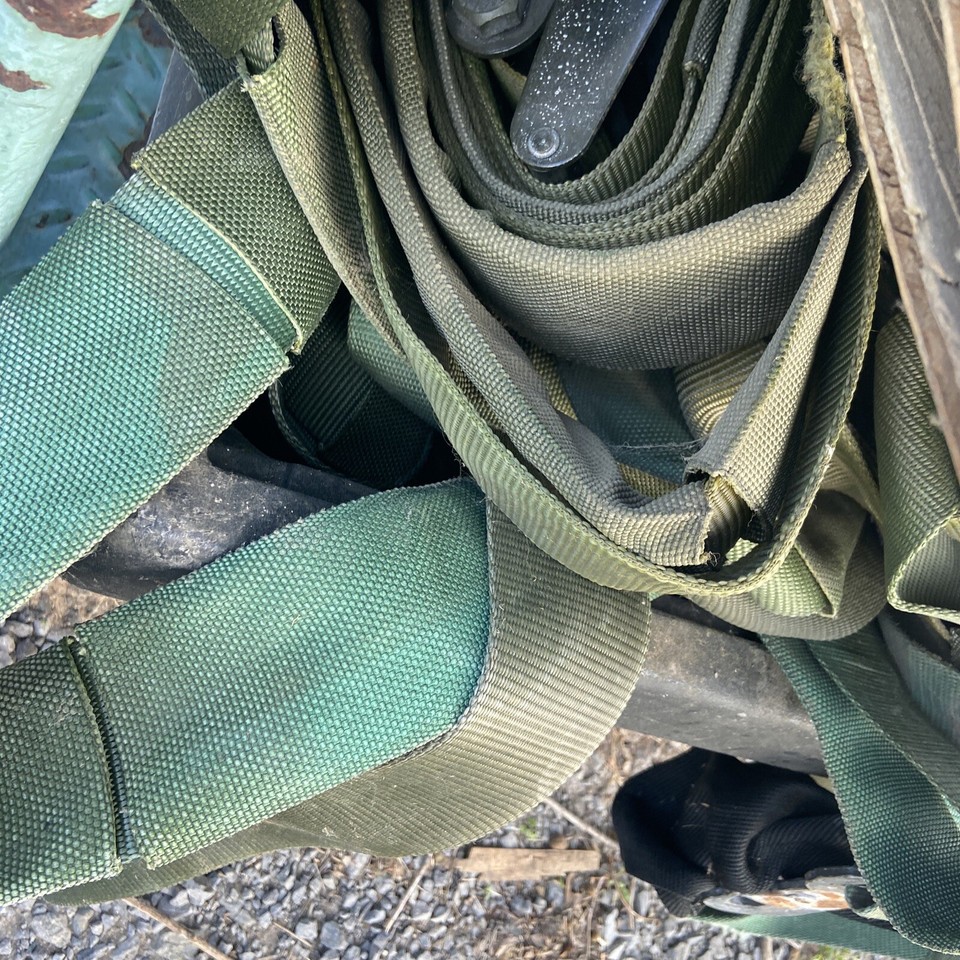 Military Surplus Ratchet Strap Tie Down Cargo 3" x 21 Feet 5000lb | eBay