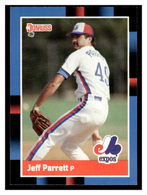 1988 Donruss #406 Jeff Parrett - Montreal Expos Rookie | eBay