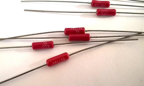 Qty 9 pcs PR Series 5K Ohm 0.05% 1/4W Ultra Precision Metal Film ...