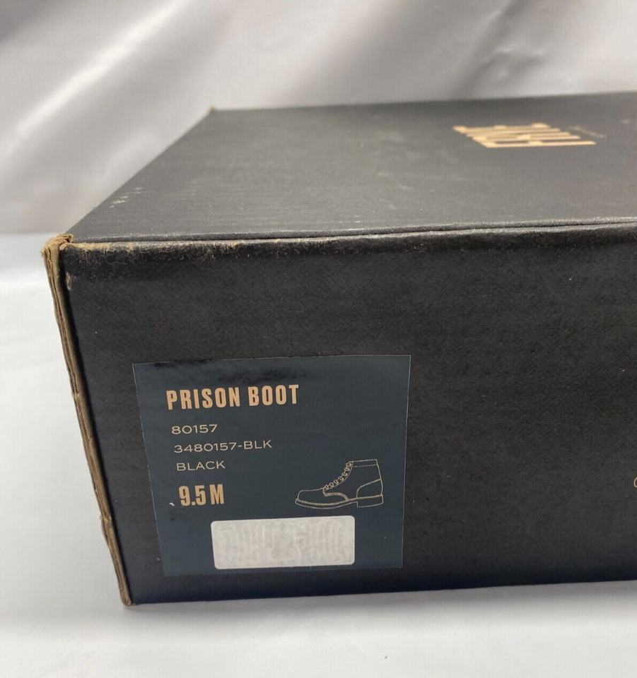 Frye Men's Prison Lace-Up Boot - Black - 9.5 | eBay