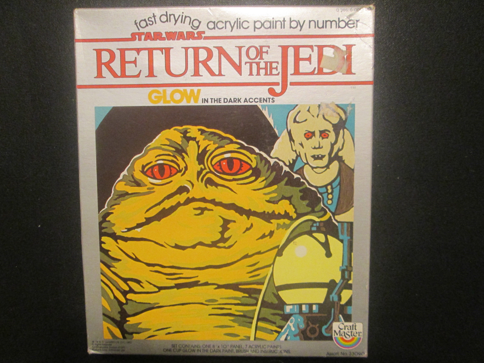 Jabba The Hutt 1983 Craft Master Paint By Number Star Wars Return Of ...
