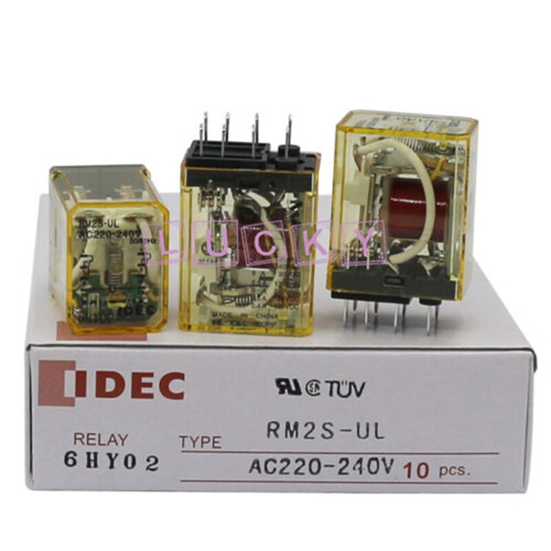 10PCS/BOX NEW FOR IDEC RM2S-UL AC220V 8 PIN Intermediate relay | eBay