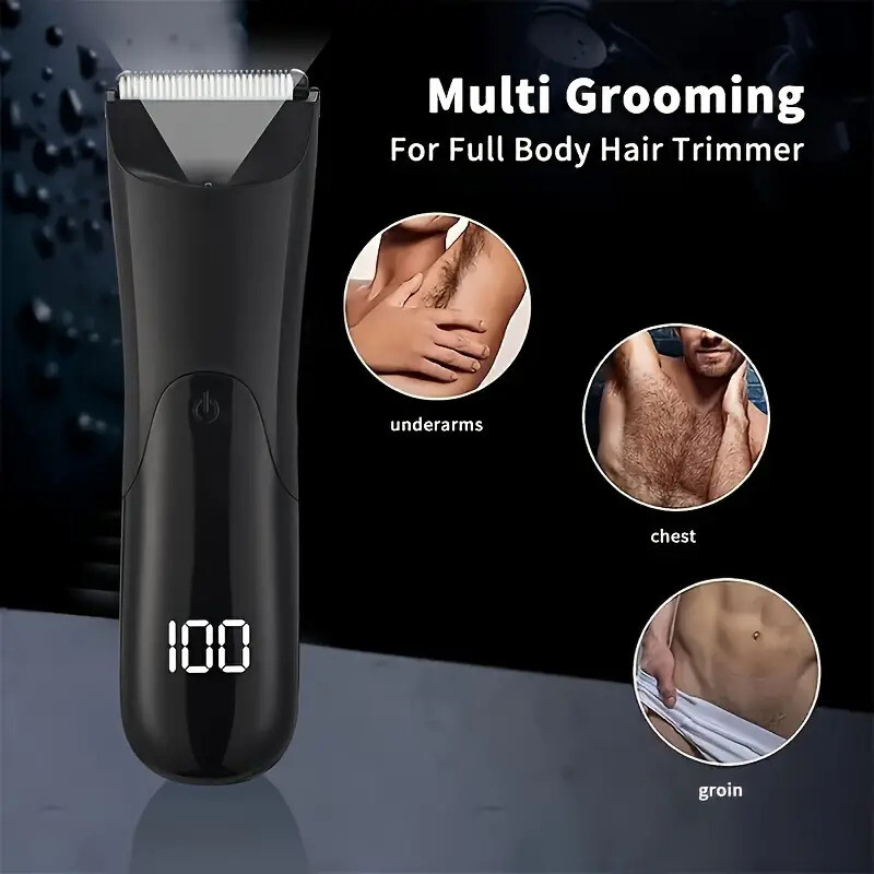 Manscape Groin Hair Trimmer for Men's Electric Ball Trimmer Wet/Dry ...