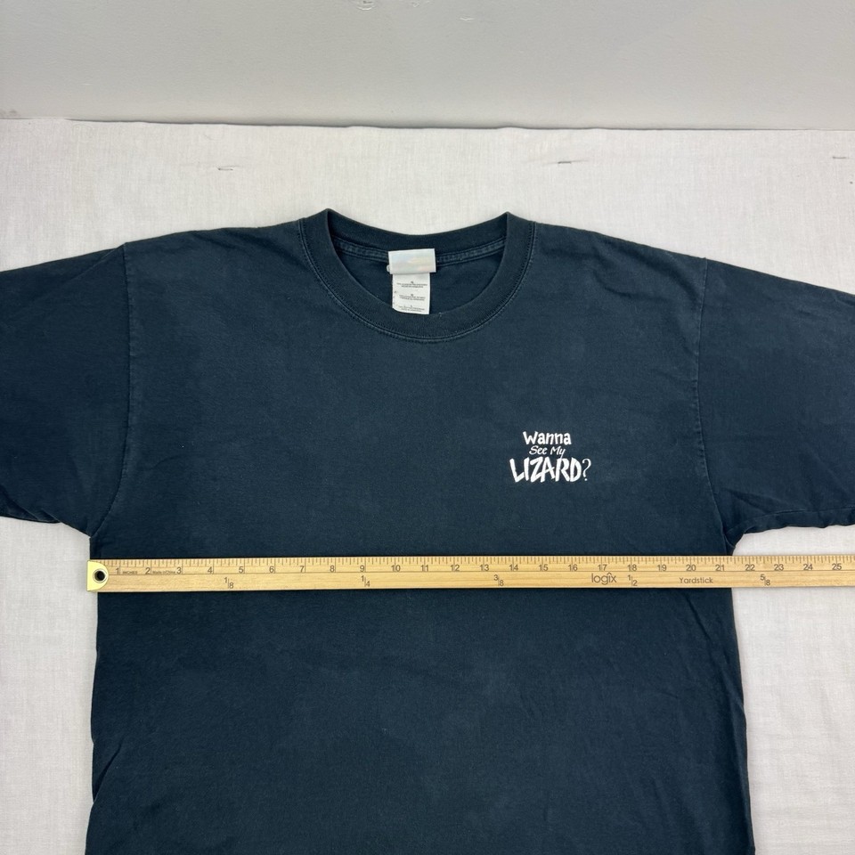 Vintage Caribbean Soul T Shirt Adult Large Wanna See My Lizard Y2K ...