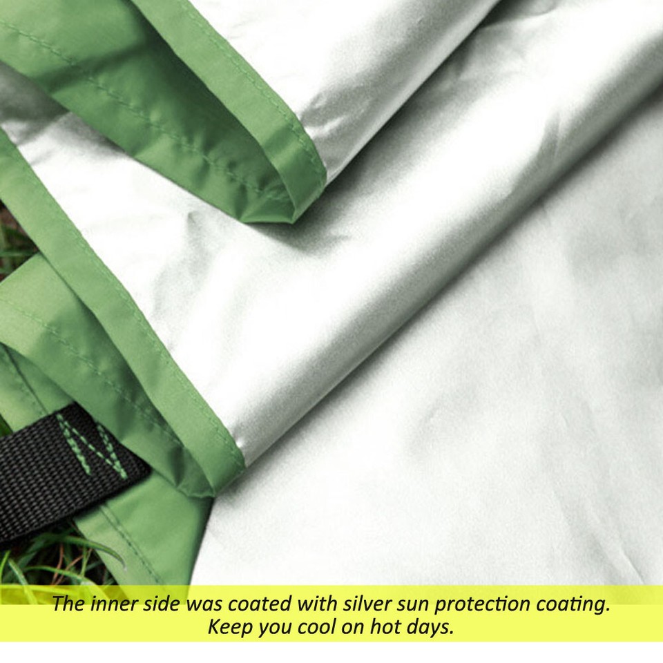 Waterproof Camping Rain Fly Tarp 10' Sun Shelter Hammock Tent Canopy ...