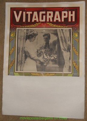 3 VITAGRAPH MOVIE POSTER 's Original Very Rare Early 1910's Unrestored ...