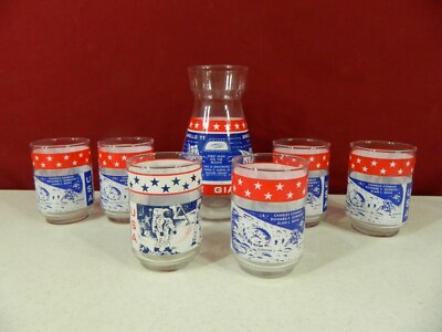 Apollo Carafe Pitcher & 6 Glasses | eBay