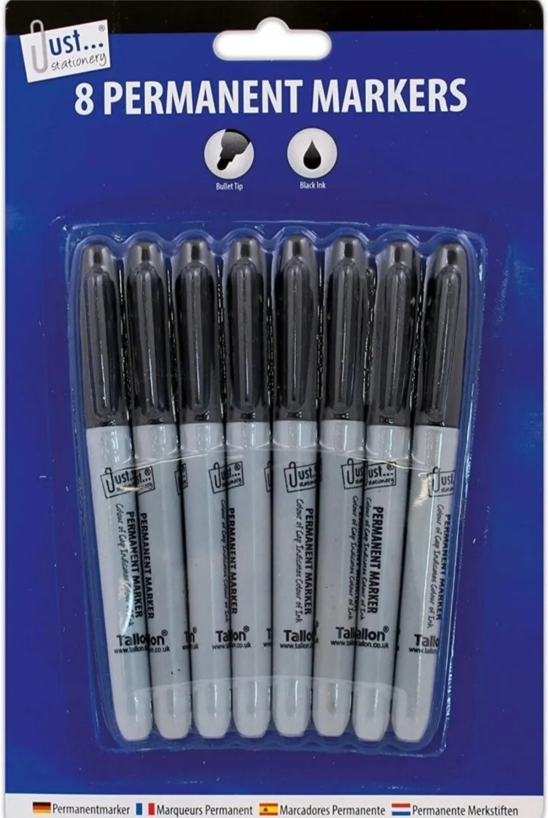 Black Permanent Marker Indelible Pen Art Craft Office Black Colour ...