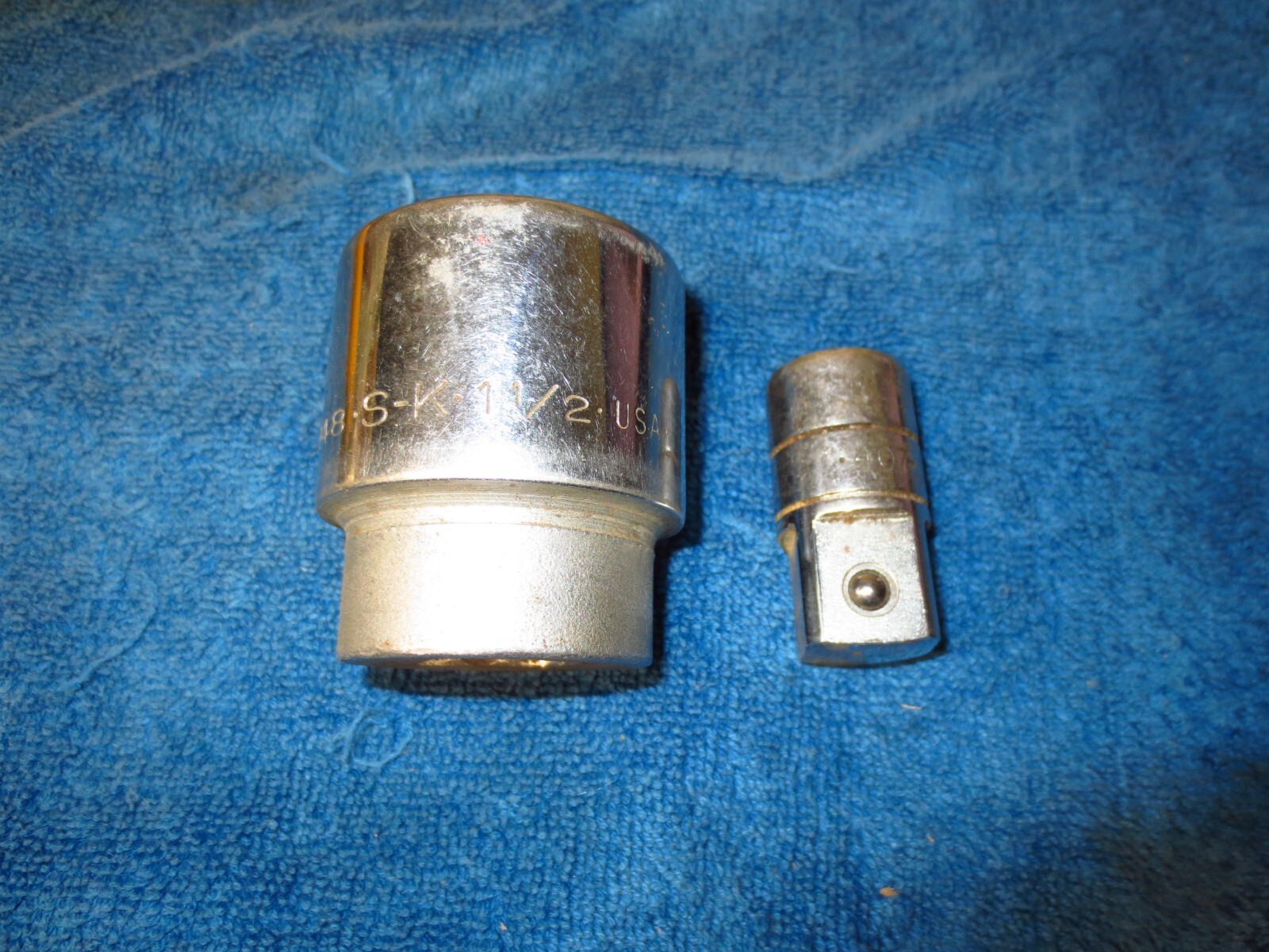 S-K 3/4" drive, 12-point, 1-1/2" socket 47148 With 1/2” to 3/4” Adapter ...