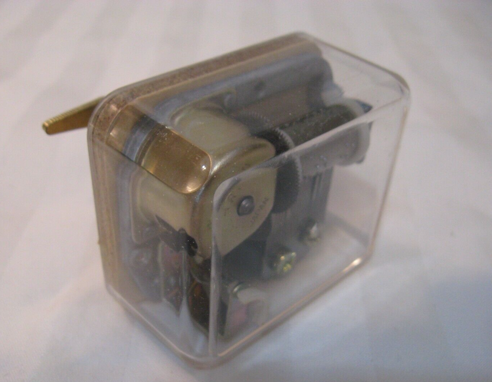 Sankyo Japan Music Box Mechanism Wind up Movement- Around the world in ...