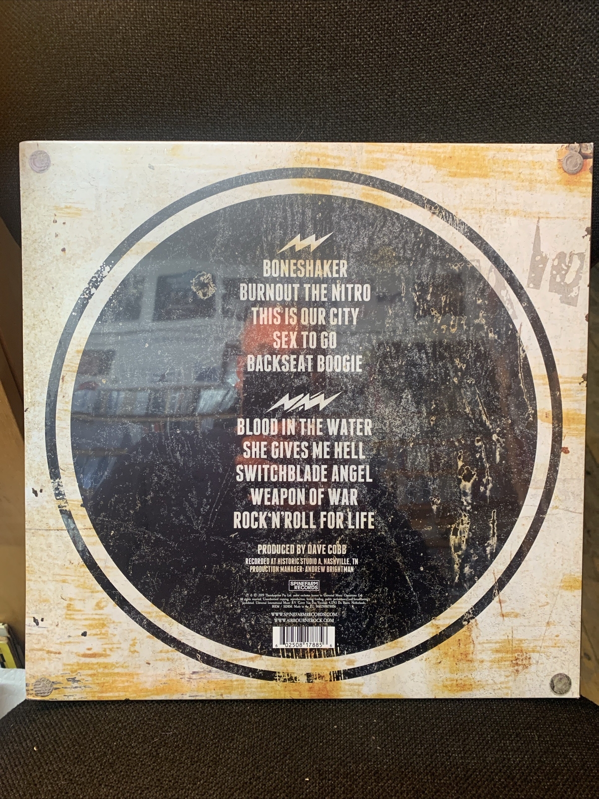 Boneshaker Airbourne Vinyl LP Record 12" 180g Gatefold Gold Edition for ...