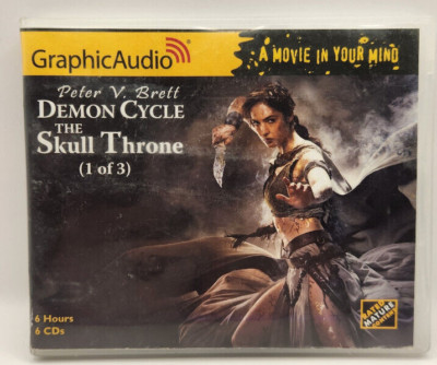 Demon Cycle The Skull Throne 1 of 3 Peter V Brett 2015 6 CD Audio Book ...