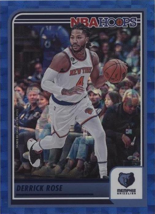 2023-24 Panini NBA Hoops - Derrick Rose #120 Hyper Blue for sale online ...