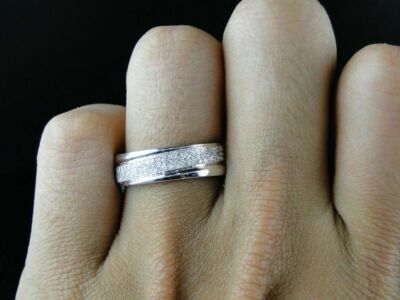 2Ct Moissanite Cross Row Plain Wedding Band White Gold Plated | eBay ...