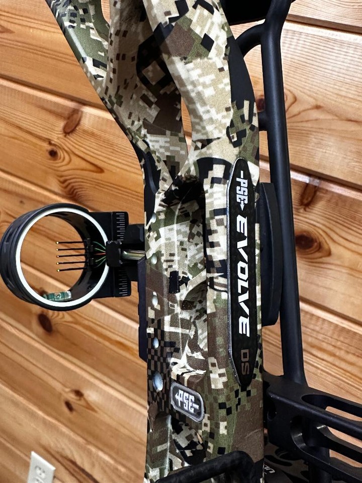 NEW 2024 PSE Evolve DS 30 EC2 Cam RH Sitka Subalpine 70# QAD Drop Away ...