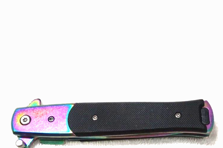 SPRING ASSISTED STILETTO STYLE KNIFE 8.75" EDC FOLDING POCKET KNIFE | eBay