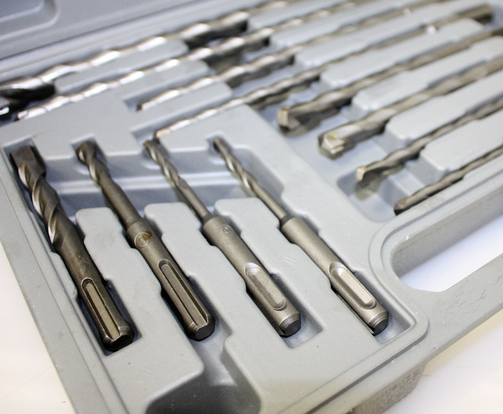 17pc Sds Plus Rotary Hammer Drill Bit And Chisel Groove Concrete Fit