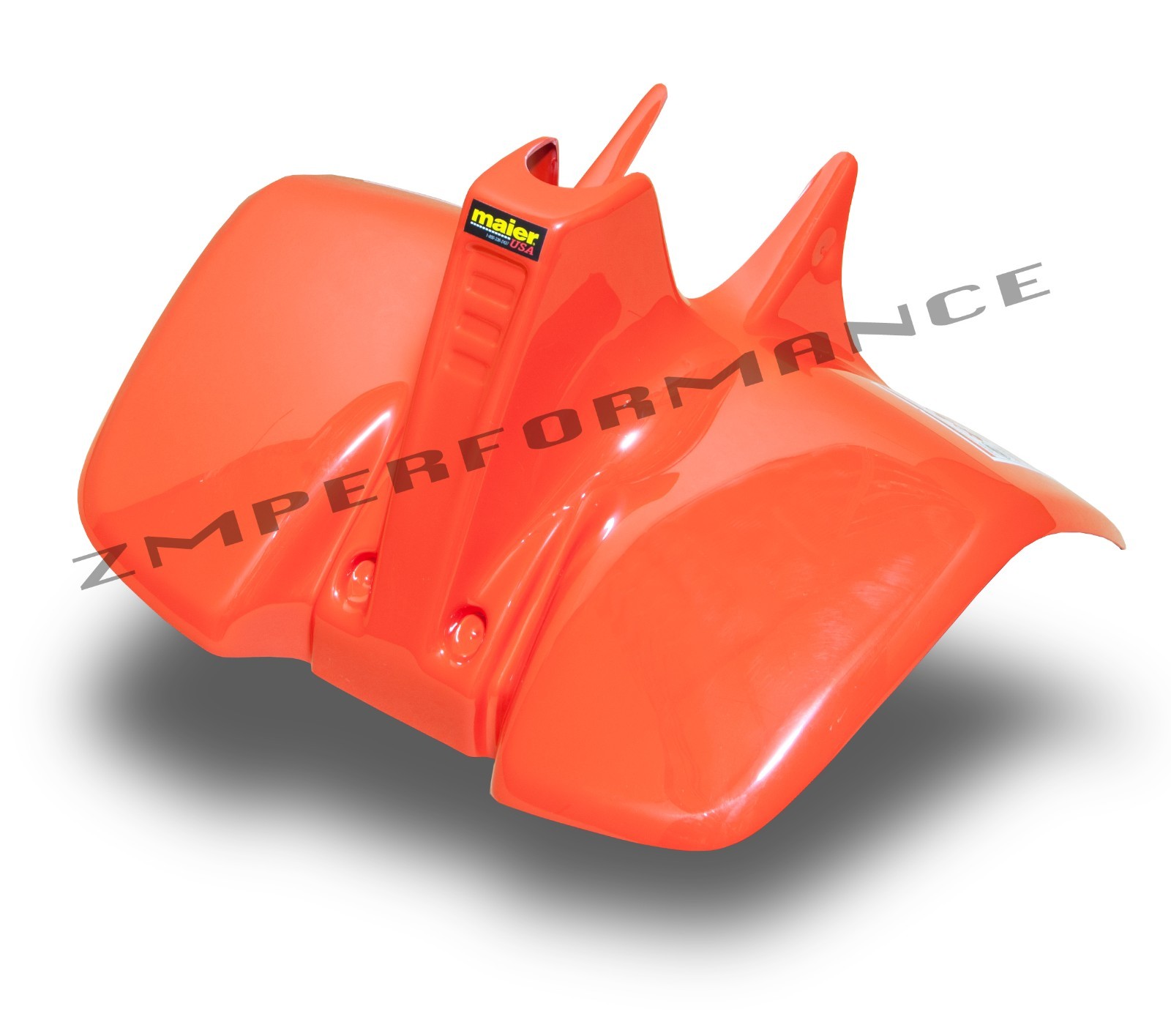 NEW SUZUKI LT50 84 - 87 QUADRUNNER PLASTIC ORANGE FRONT FENDER LT 50 ...