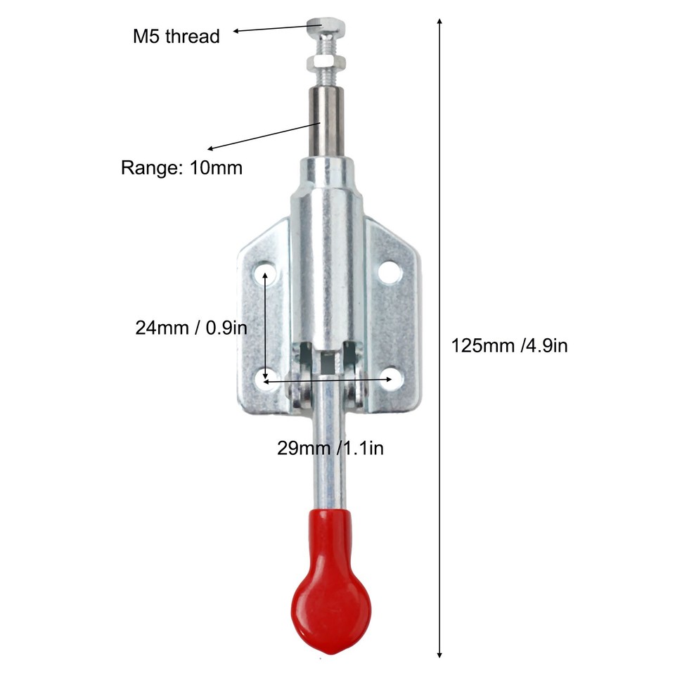Fixture Toggle Clamp Toggle Clamp Toggle Latch Push Type Tool With 10mm ...