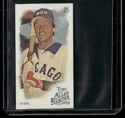 2019 Topps Allen & Ginter Carlton Fisk 272 Mini Brooklyn Back /25 | eBay