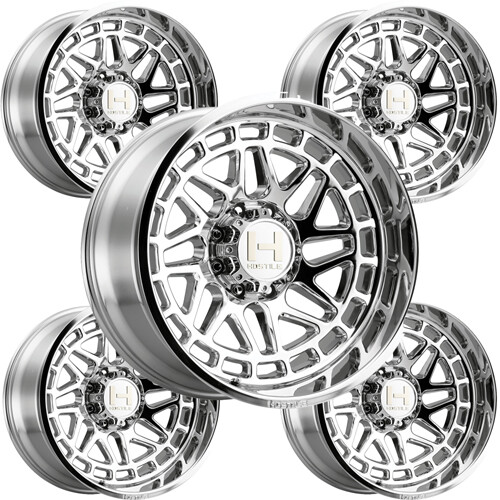 (Set of 5) Hostile H122 Reaper 20x9 6x5.5" +12mm Chrome Wheels Rims 20 ...
