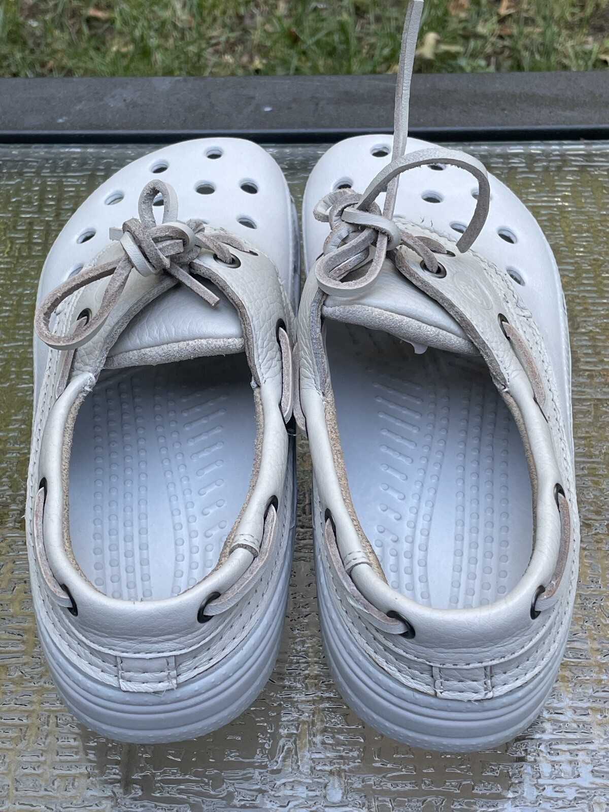 Crocs Islander Men’s 8 Womens 10 Pit Crew Sport Leath… - Gem