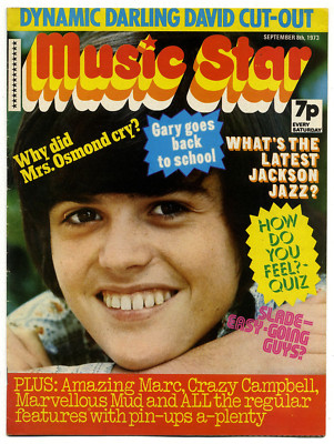 Music Star Magazine 8 September 1973 Sweet Slade Marc Bolan Gary ...