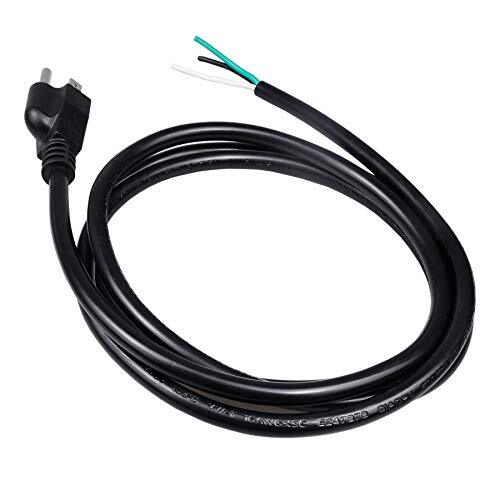 6ft 18 Gauge 3 Prong Heavy Duty Replacement Power Supply Cord Cable ...
