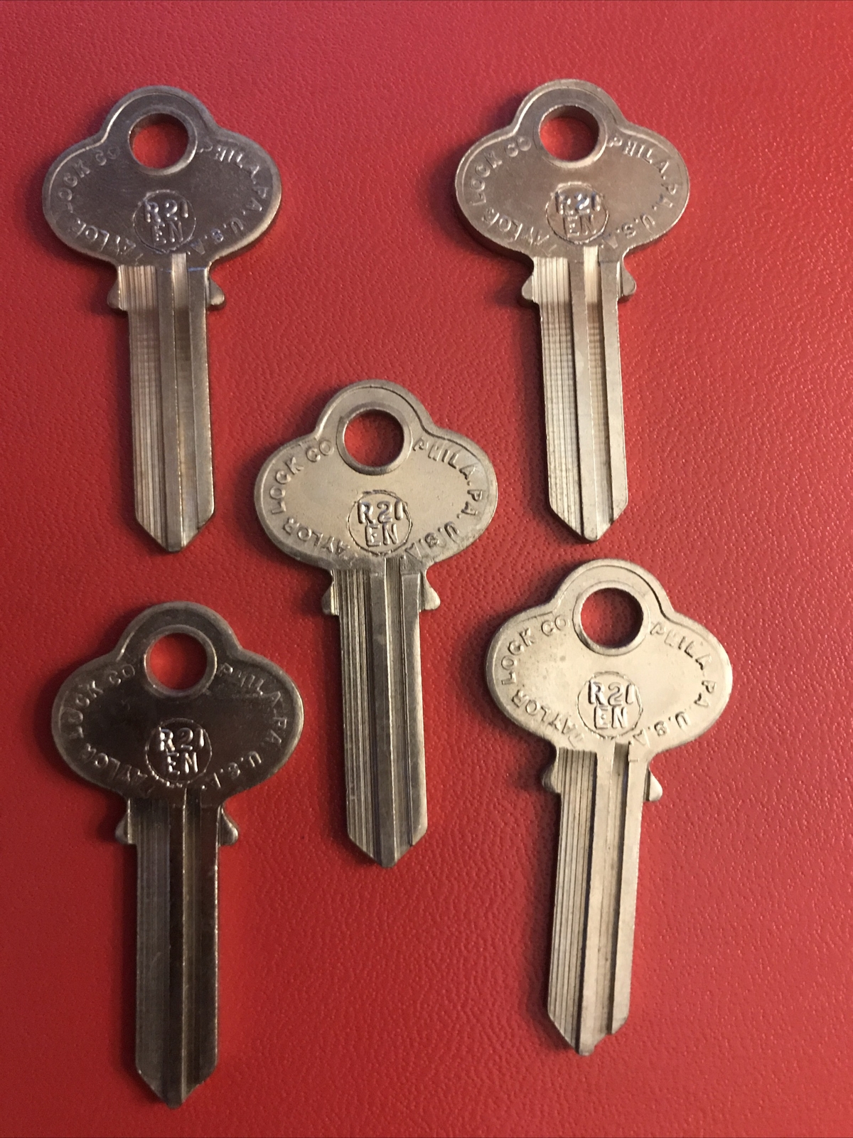 Lot of 5 Taylor Key Blanks R21EN Locksmith [kb7] | eBay