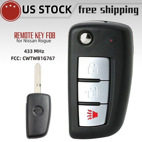 New Replacement Key Fob CWTWB1G767 433MHz Remote For 2014-2020 Nissan ...
