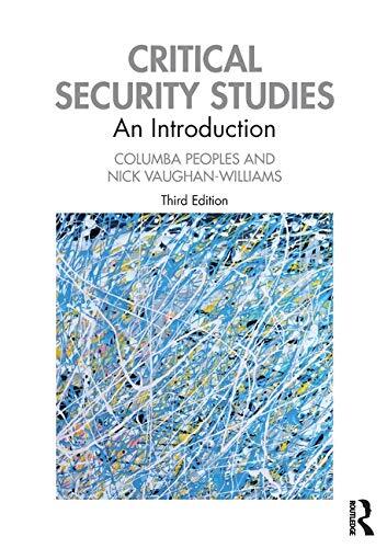 Critical Security Studies: An Introduction by Peoples, Columba, NEW ...