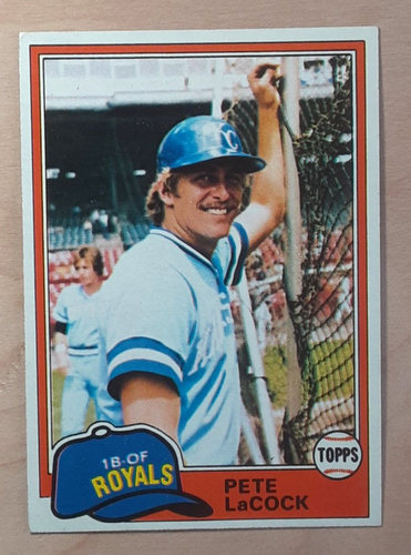 Pete LaCock 1981 Topps Baseball #9 set break | eBay
