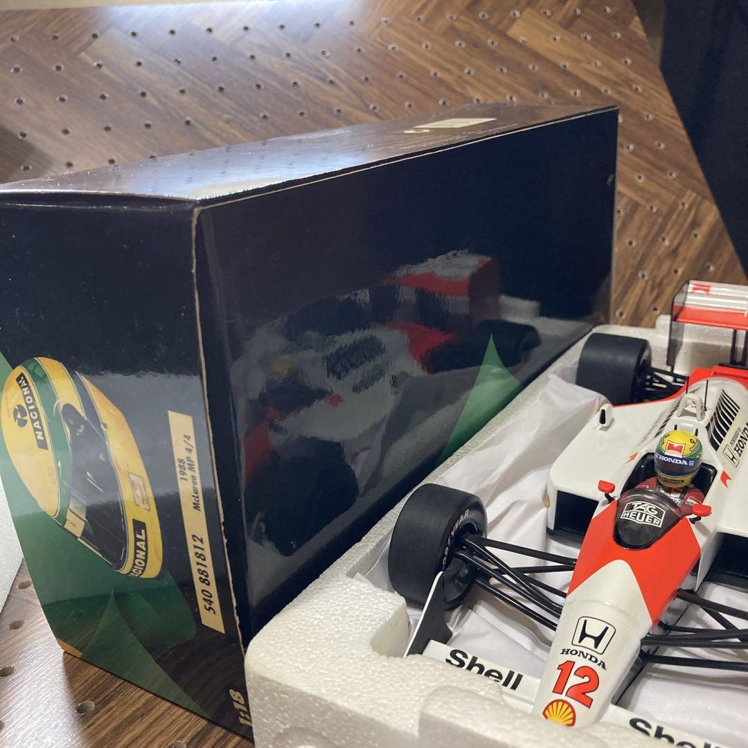 Super Rare McLaren Honda MP4/4 Ayrton Senna Minichamps Model Super Rare McLaren Honda MP4/4 Ayrton Senna Minichamps Model