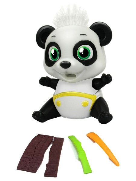 Munchkinz Panda Chewy Interactive Pet Toy Eat Talks Laughs Burp 30 ...