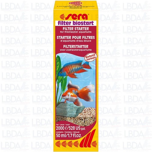 SERA Filter Biostart - Conditionneur d'eau - 50ml 4001942037952 | eBay