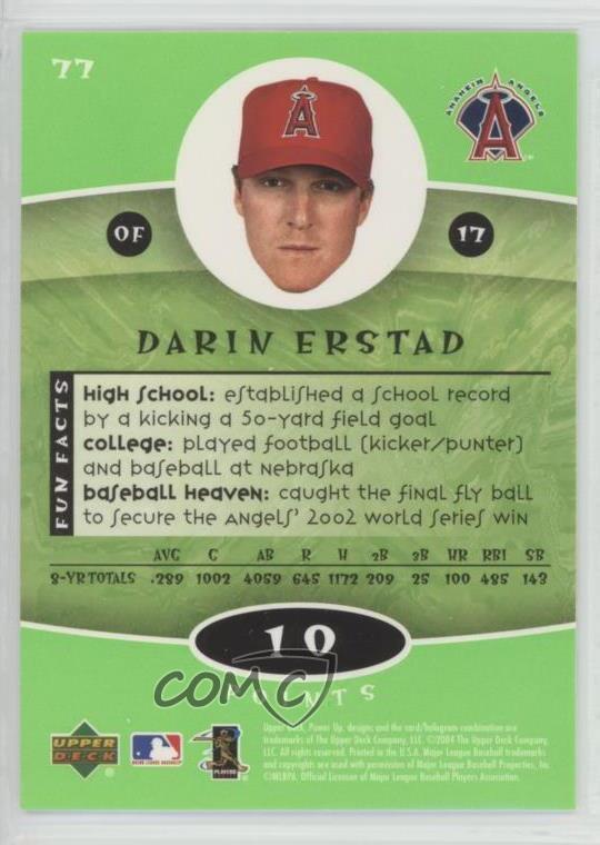 2004 Upper Deck Power Up! Darin Erstad #77 | eBay