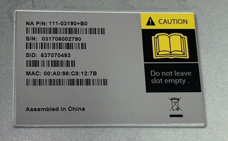 NETAPP 111-03190 - NetApp 32GB NVRAM Module für FAS9000/AFF A700 | eBay