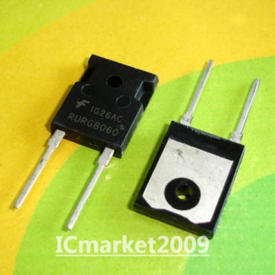 10 PCS RURG8060 TO-247 RURG 8060 80A, 600V Ultrafast Diodes | eBay