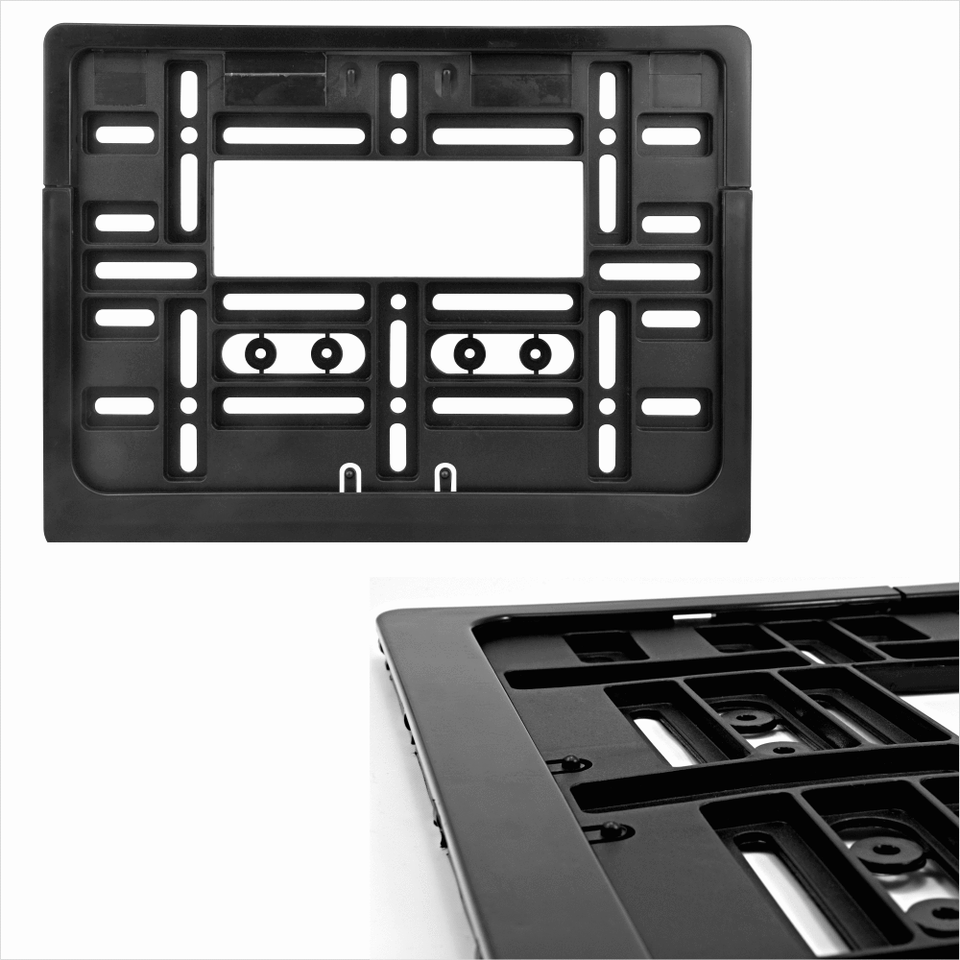 Universal Square Number Plate Holder Surround CAR Truck 4x4 trailer ...
