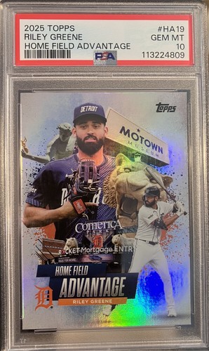 PSA 10 Riley Greene #HA-19 2025 Topps Home Field Advantage PSA 10 | eBay