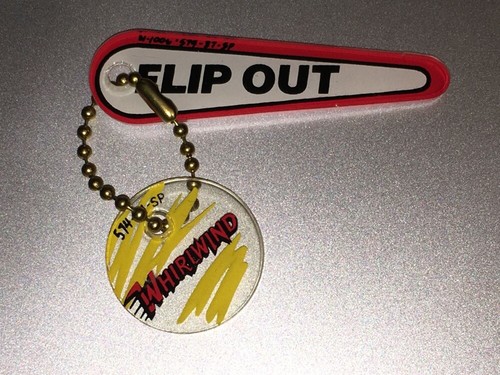 1990 Williams Whirlwind Pinball Promo Key Chain Plastic Set, NOS with ...